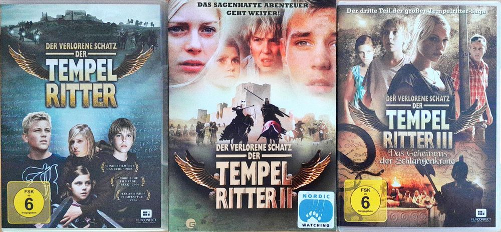 DER VERLORENE SCHATZ DER TEMPELRITTER, TEIL 1 - 3 | Kaufen auf Ricardo