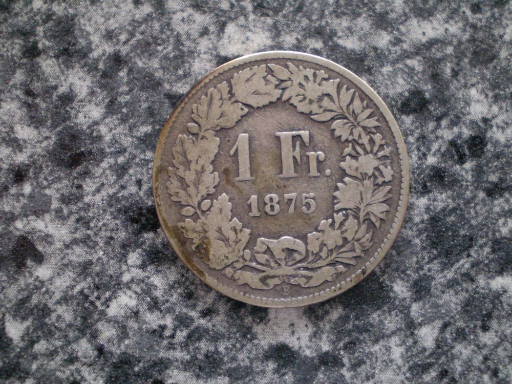 1 Fr.1875 !!! Rar !!! ab 1.- !!! (Gebraucht) in Dierikon für CHF 7 – mit Lieferung auf Ricardo ...