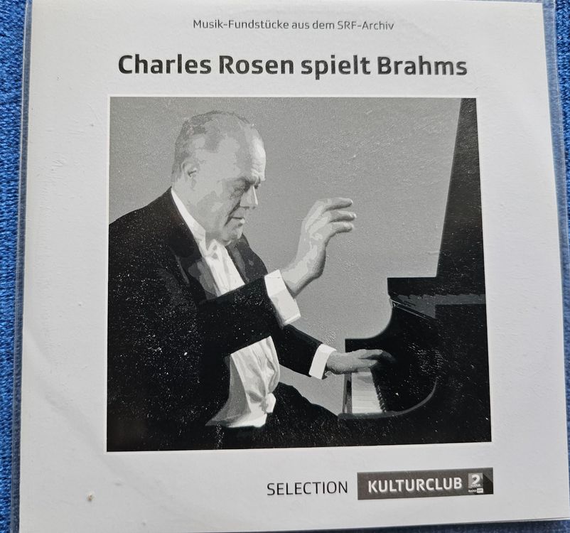 Charles Rosen spielt Brahms/Klassik/SRF Archiv/CD (Gebraucht) in ...