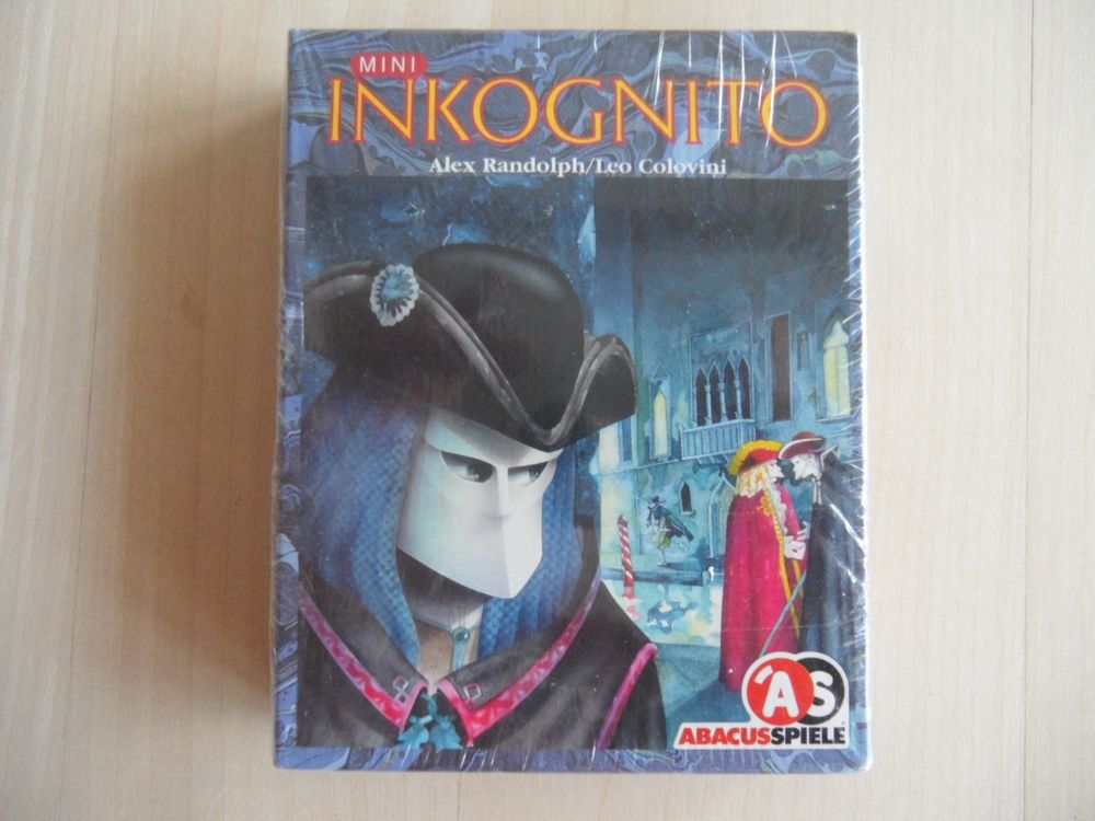 Inkognito Mini Kartenspiel 1997 Neu in Folie Alex Randolph (Neu und ...