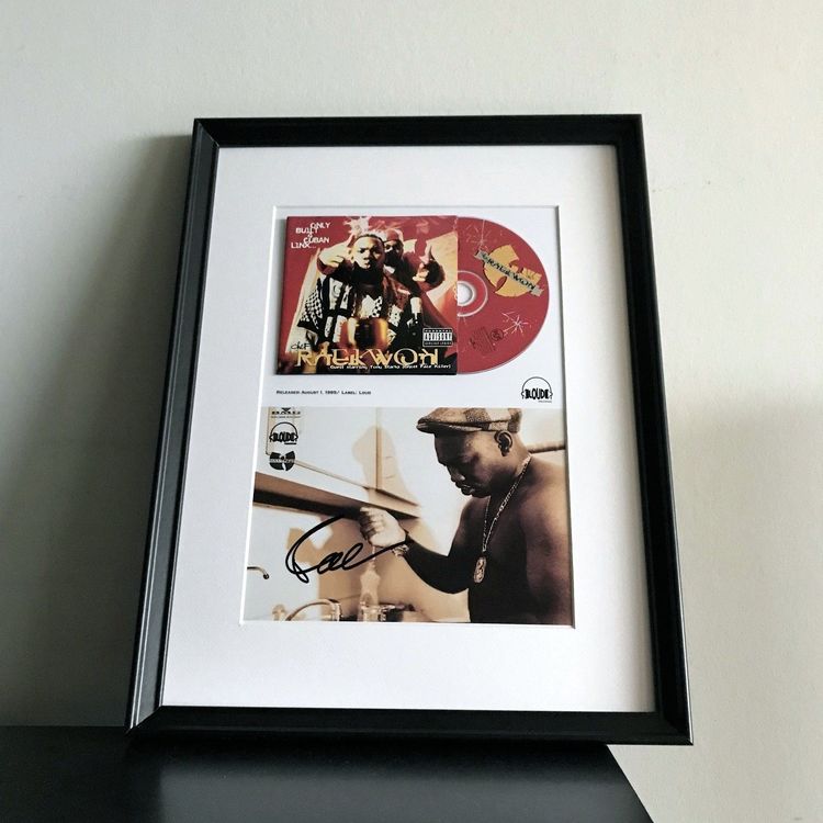 Raekwon Wu Tang CD Framed Autogramm Rap Hip Hop Kult Bild (Neu (gemäss ...