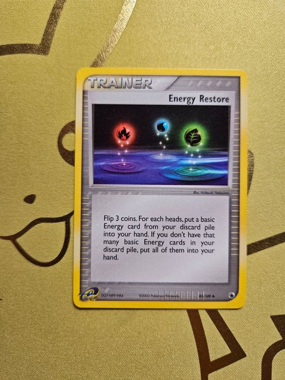 Ex Ruby & Sapphire - Energy Restore | Kaufen auf Ricardo