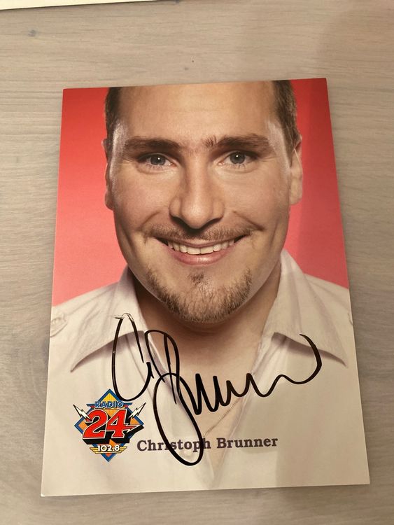 Christoph Brunner Radio 24 Autogramm (Gebraucht) in Dietikon für CHF 0. ...