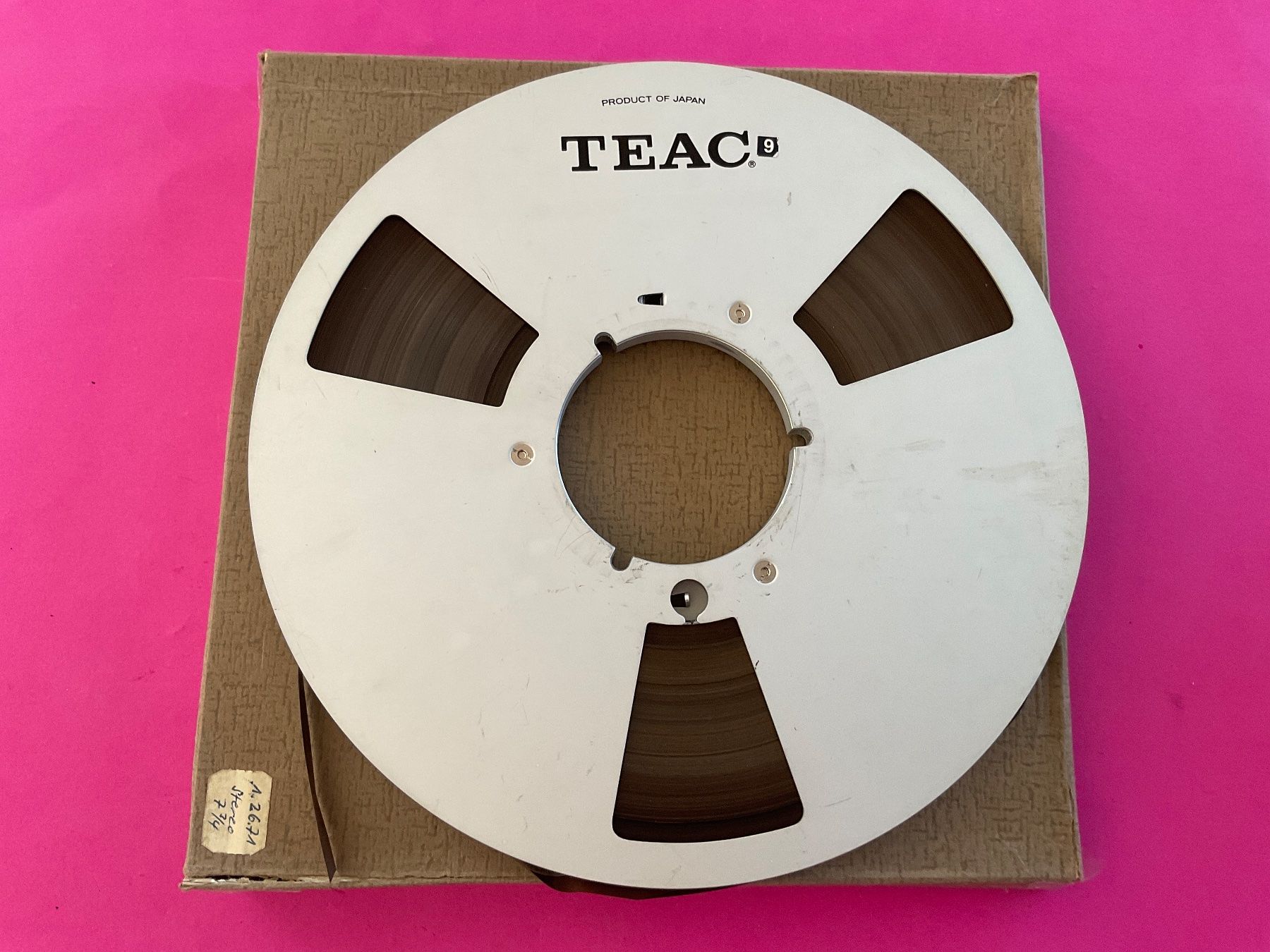 TEAC NAB Spule mit Band für ReVox ,Teac,Nagra,Studer ,Akai (Gebraucht ...
