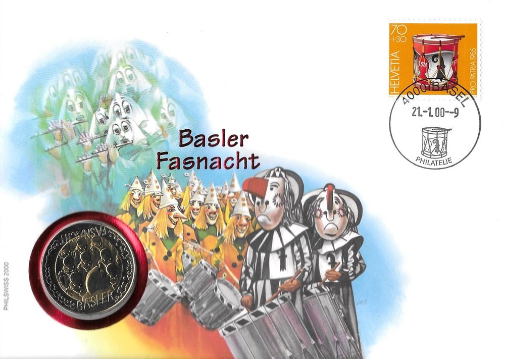 Münzbrief Basler Fasnacht 2000 | Kaufen auf Ricardo