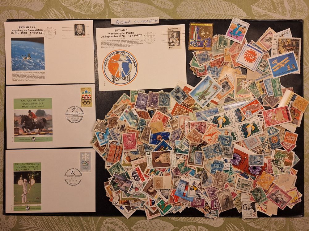 Ca 1000 Ausland-Briefmarken ab Uralt (ET10) (Gebraucht) in Genolier für ...
