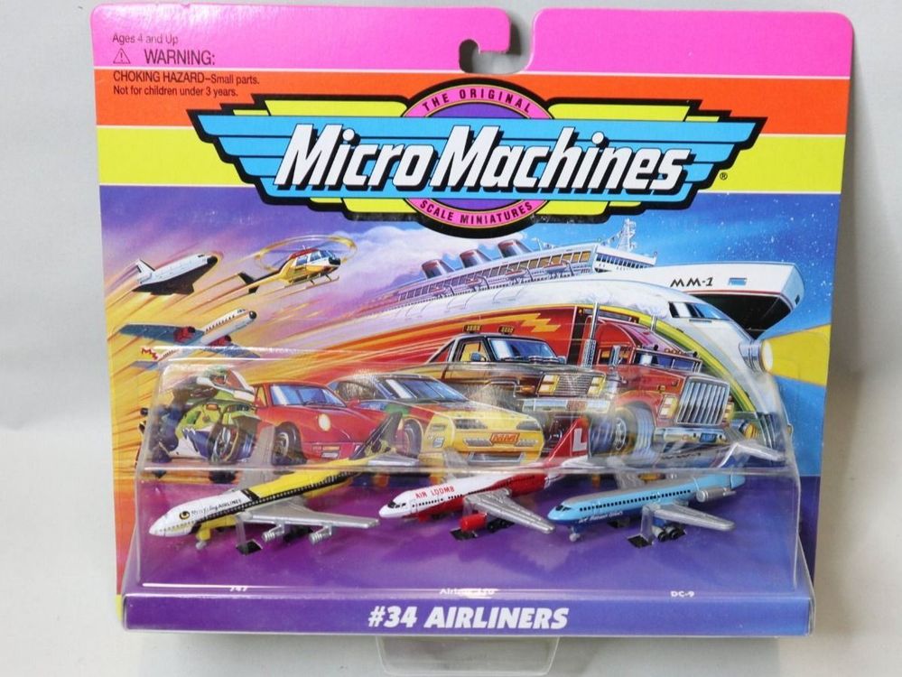 Micromachines Air Liners DC-9 747 Airbus (Neu und originalverpackt) in ...
