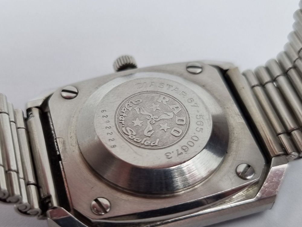 Rado Diastar 30 x 35mm ( Ref 565.0067.3 ) Box+ Papier+ Quitt (Gebraucht ...