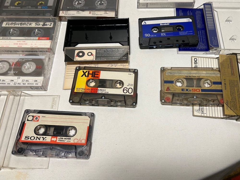 Cassettes audio Scotch Basf Fuji Sony Divers (x20) | Kaufen auf Ricardo