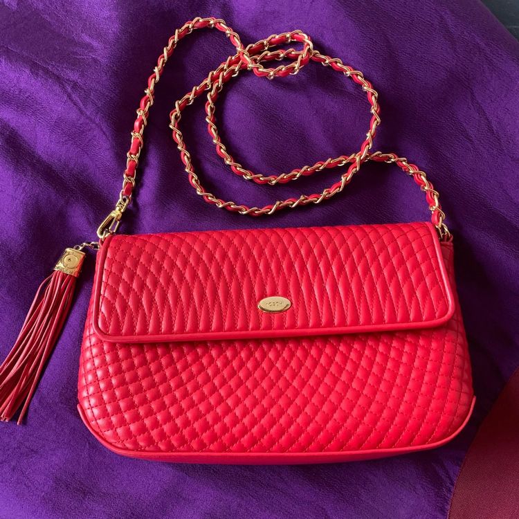 VINTAGE Handtasche Rot Mohn KOSCHI (Gebraucht) in Interlaken für CHF 15 ...