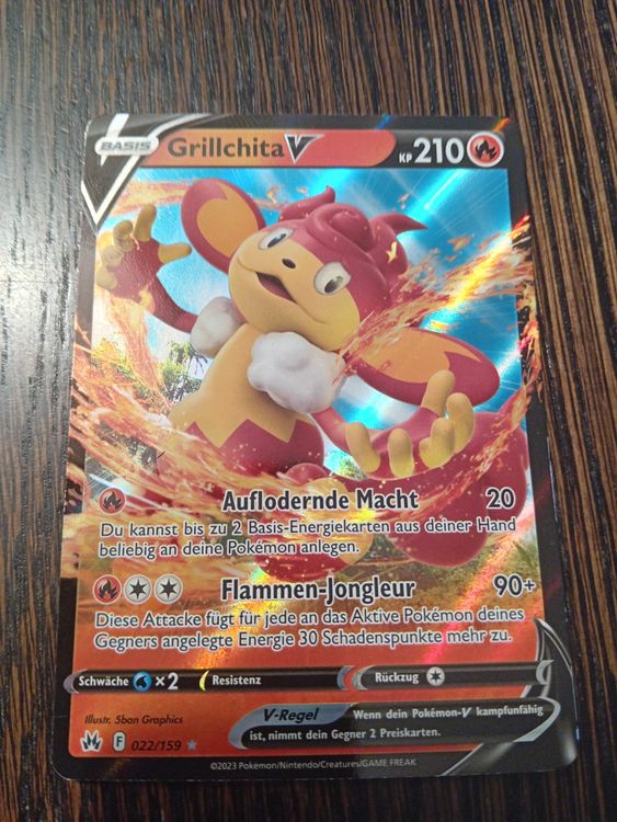 Pokemon Grillchita V 022/159 | Kaufen auf Ricardo