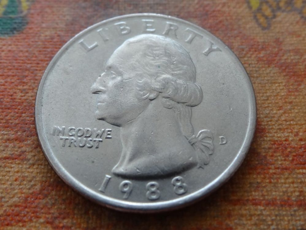USA Quarter Dollar 1988 (Gebraucht) in Romanel-sur-Lausanne für CHF 0.5 ...