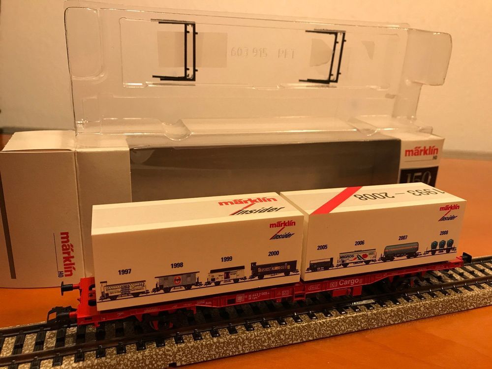 MÄRKLIN 94339 FLACHWAGEN mit Container | Kaufen auf Ricardo