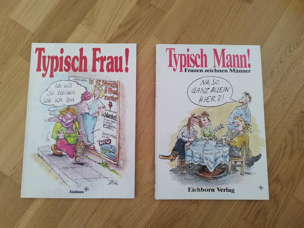 Bücher "Typisch Frau!" und "Typisch Mann!" Comic-Edition 📚 (Gebraucht ...