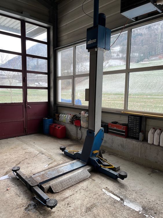 Autolift Einsäulenlift Zippo 1610 (Gebraucht) in Unterterzen für CHF 565 – nur Abholung auf ...