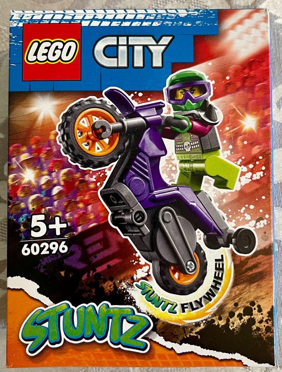 Lego City 60296 - Wheelie Stunt Bike (Neu und originalverpackt) in ...