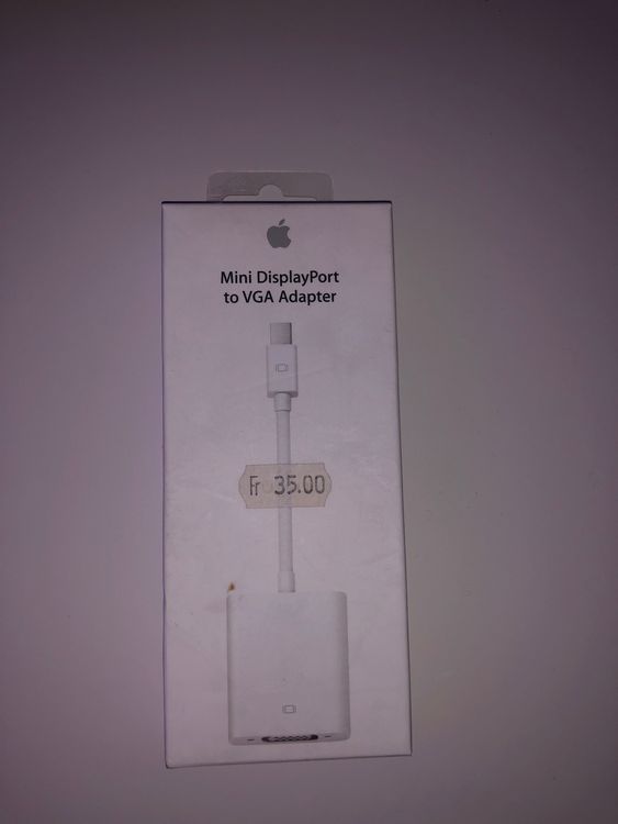 Mini DisplayPort Adapter (Neu und originalverpackt) in für CHF 1 – mit ...