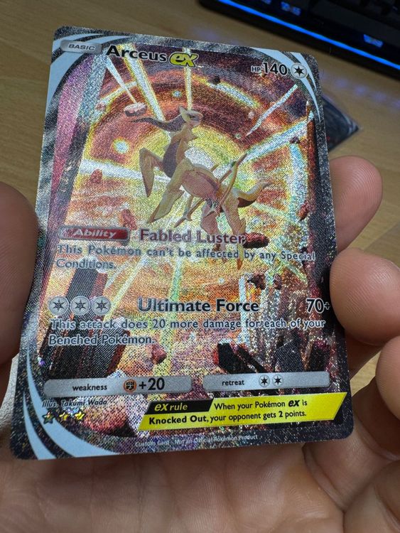 Arceus ex Shiny TCG Pocket CUSTOM Card with Texture (Gebraucht) in ...