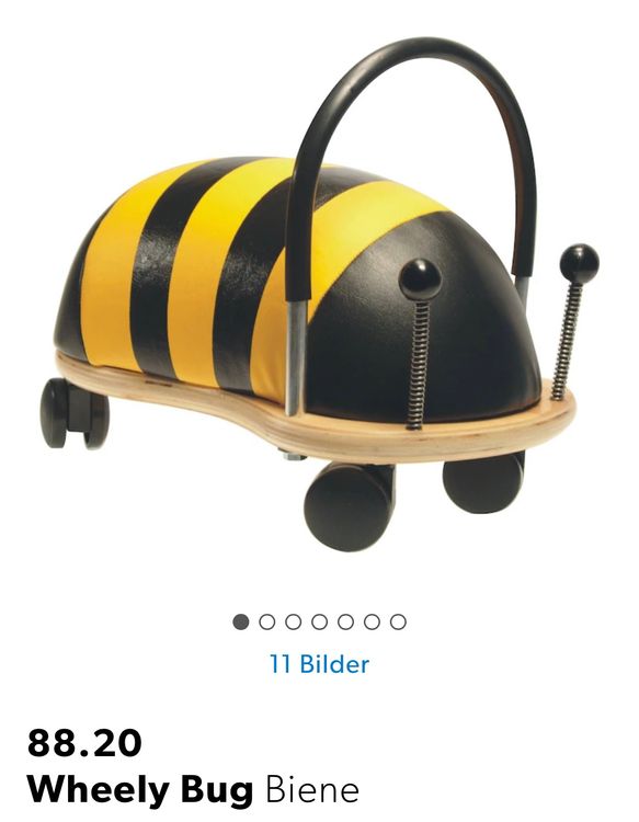 Kinder fahrzeug Biene | Kaufen auf Ricardo