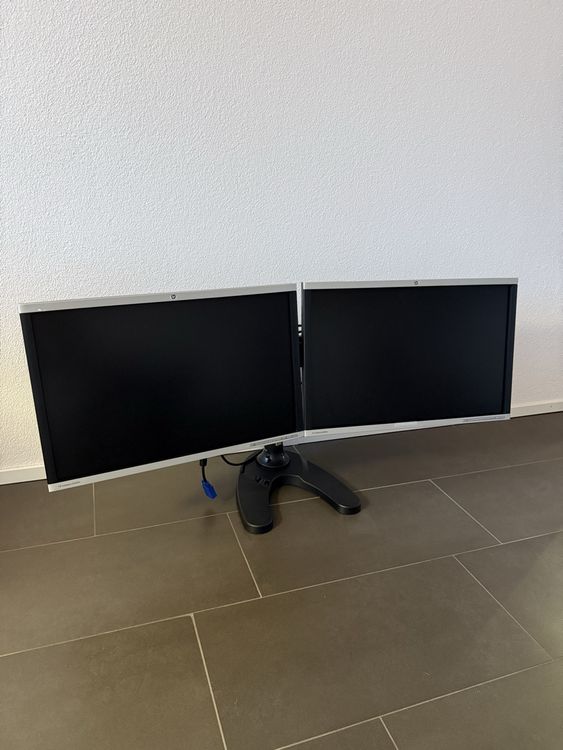 HP Doppel Monitor mit Ständer (2 Monitore) | Kaufen auf Ricardo