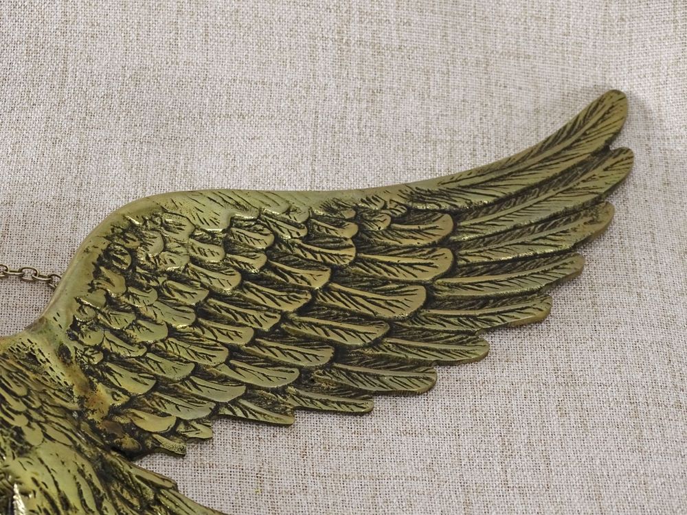 Vintage Mid-Century Wanddeko – Goldener Adler – Messing (Gebraucht) in ...