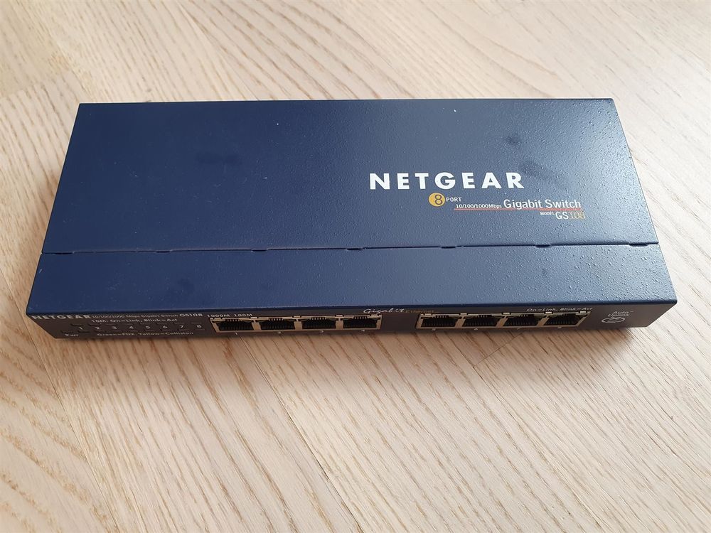 Netgear GS108 Gigabit Switch 8 Port | Kaufen auf Ricardo