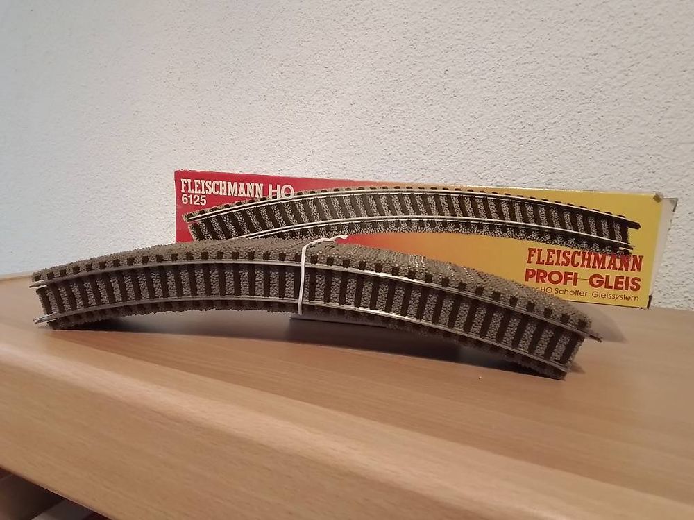 8 x FLEISCHMANN PROFI GLEIS Artikel Nr. 6125 H0 (Neu (gemäss ...