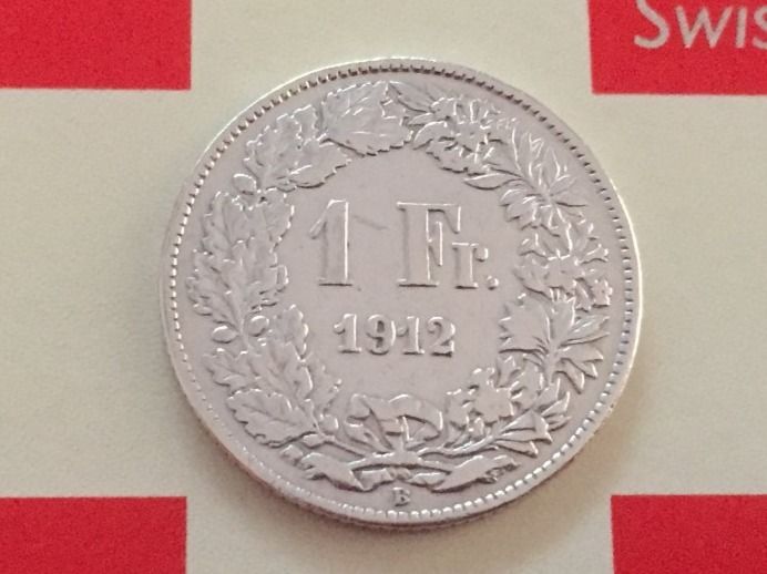 1 Franken 1912 ss-vz, nur 1.2 Mio! (Gebraucht) in Elsau für CHF 8.1 – mit Lieferung auf Ricardo ...
