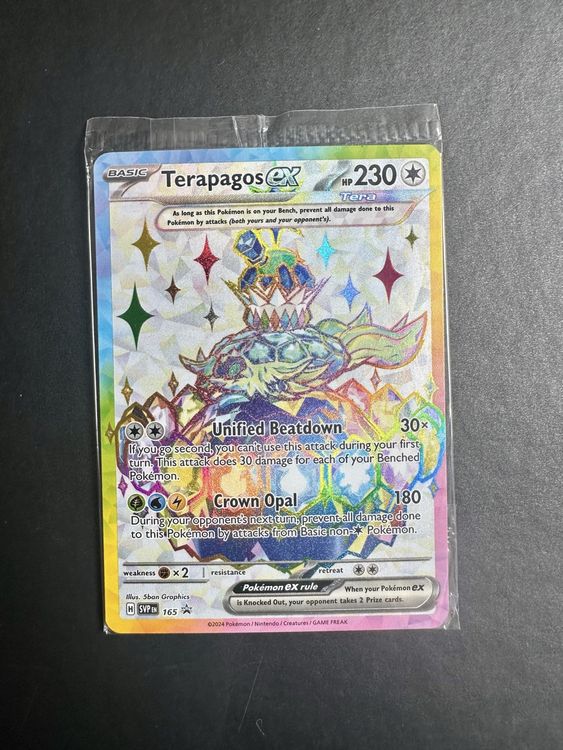 Terapagos EX #165 - Sealed PROMO SVP - Ab 1.- CHF (Gebraucht) in Bern ...
