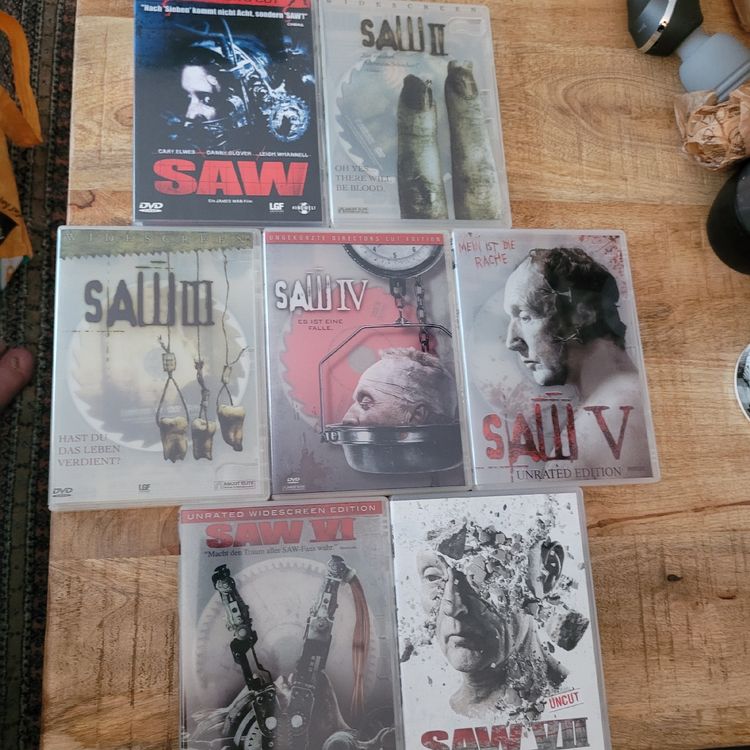 Saw 1-7 dvd tobi bell (Gebraucht) in Zollikerberg für CHF 15 – mit Lieferung auf Ricardo kaufen