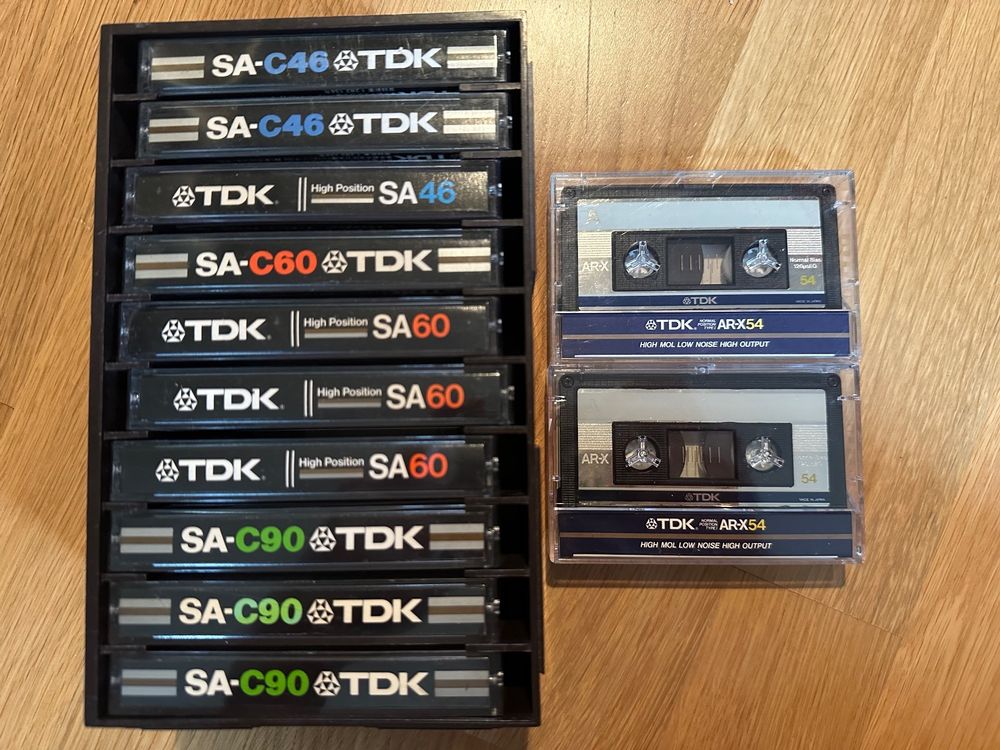 Rare Benutzt 10x TDK SA / 2x AR X Japan Version Markt (Gebraucht) in Baden für CHF 50 – mit ...