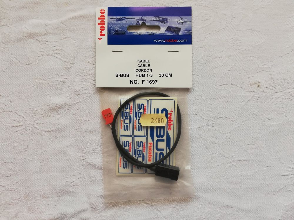 Robbe-FUTABA S-BUS Kabel HUB-1-3 30cm (Neu und originalverpackt) in ...