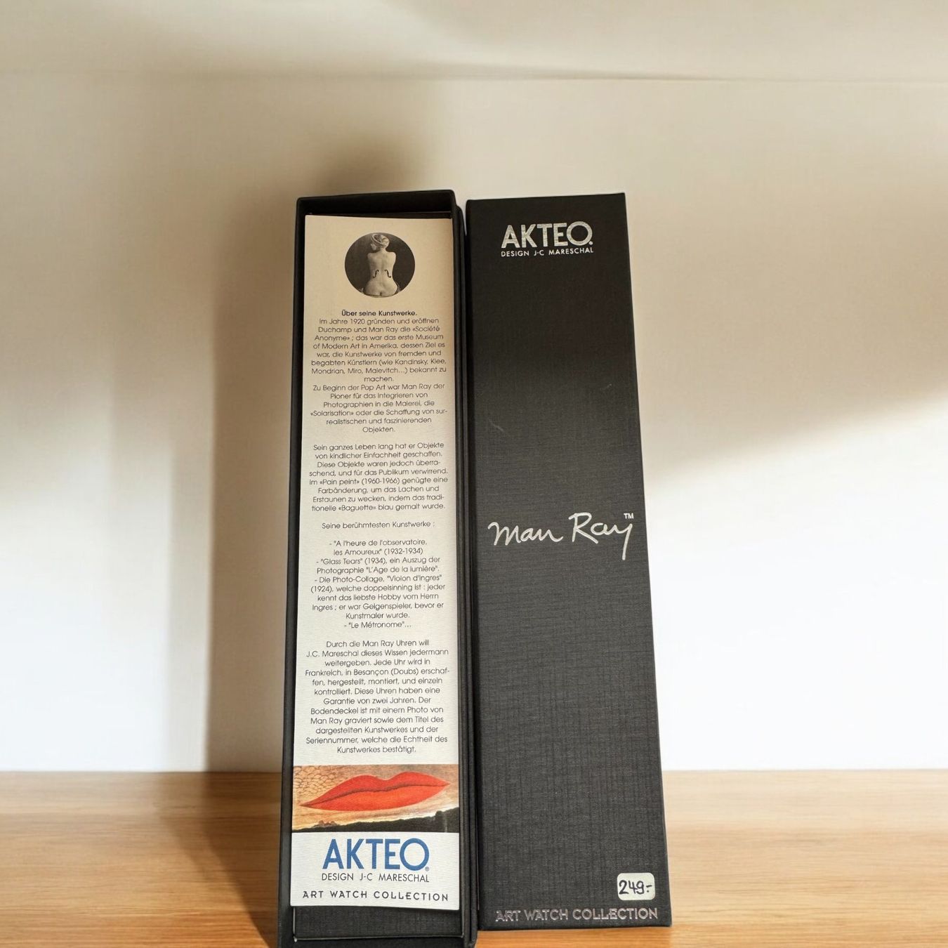 Man Ray AKTEO Red Lips Armbanduhr Swiss Made (Neu und originalverpackt ...