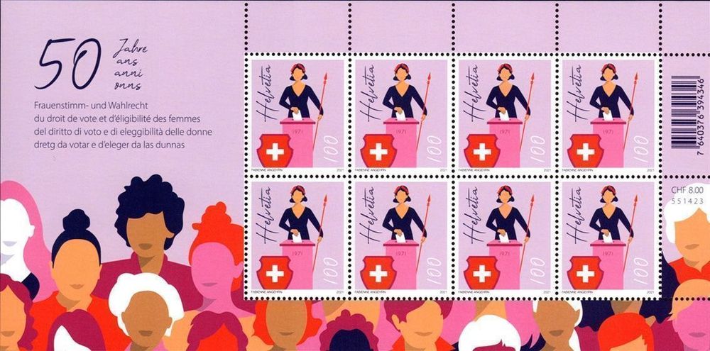 Bogen 50 Jahre Frauenstimmrecht** (Neu (gemäss Beschreibung)) in Dottikon für CHF 10 – mit ...