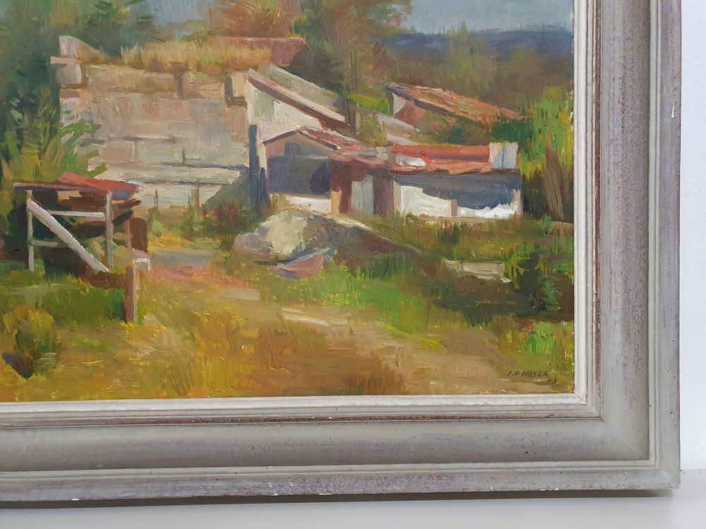 Joseph H. WASER (1901-1994) – Schweizer Kunst, grosses Gemäl | Acheter ...