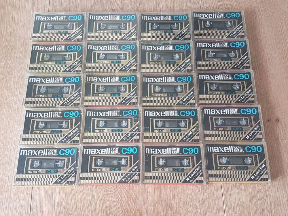 LOT DE 20 K7 MAXELL UD XL II C90 POSITION CHROME UTILISÉES (Gebraucht) in Biel/Bienne für CHF 15 ...