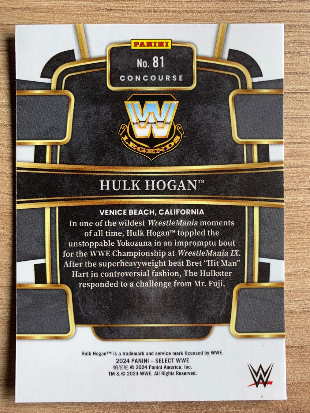 WWE Hulk Hogan Concourse Select 2024🔥 (Gebraucht) in Netstal für CHF 1 ...