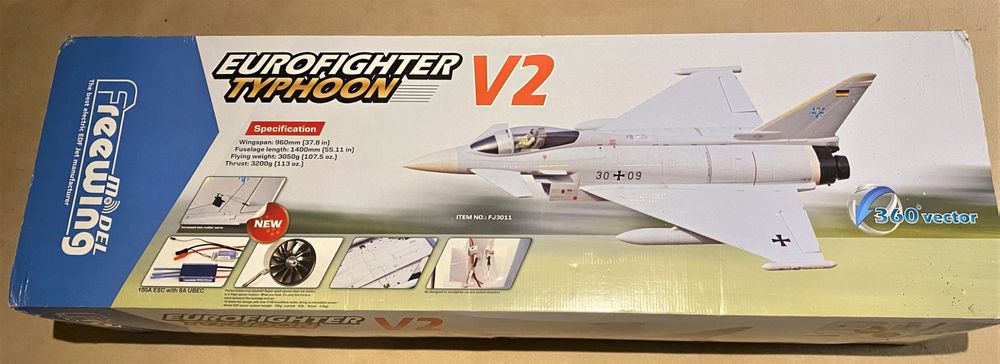 Freewing Eurofighter V2 960mm Neu (Neu und originalverpackt) in ...