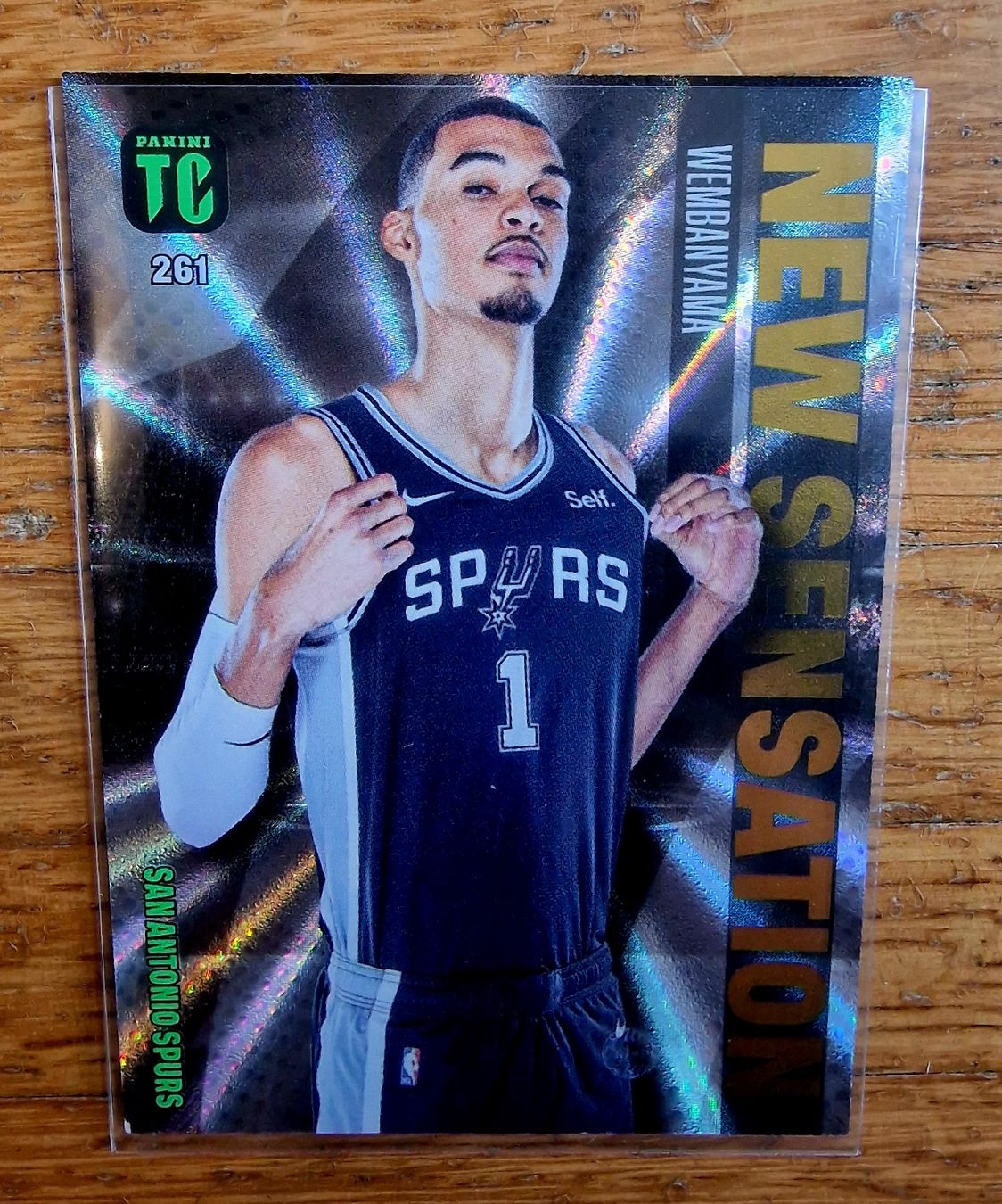 Carte Panini TC Wemby #261 - Spurs New Sensation! (Neuf (Voir ...