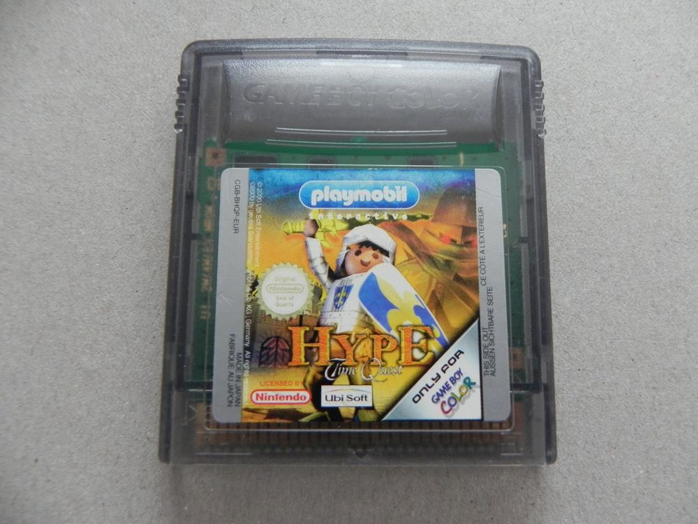 Nintendo Gameboy Game Boy Color Playmobil Hype Time Quest (Gebraucht ...