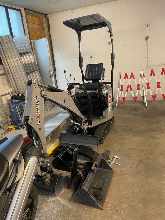 Minibagger Jansen MB-1500 inkl. 2 Alurampen Länge 4.00m | Kaufen auf ...