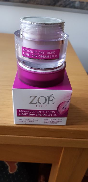 Zoe. Advanced Anti- Aging Day Cream .SPF 15 (Neu und originalverpackt ...
