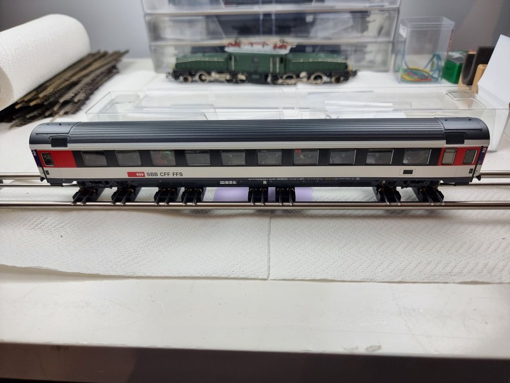 ROCO IC EW IV 2.Klasse ICN Farben H0 DC mit OVP und Figuren (Gebraucht) in Gümligen für CHF 51 ...