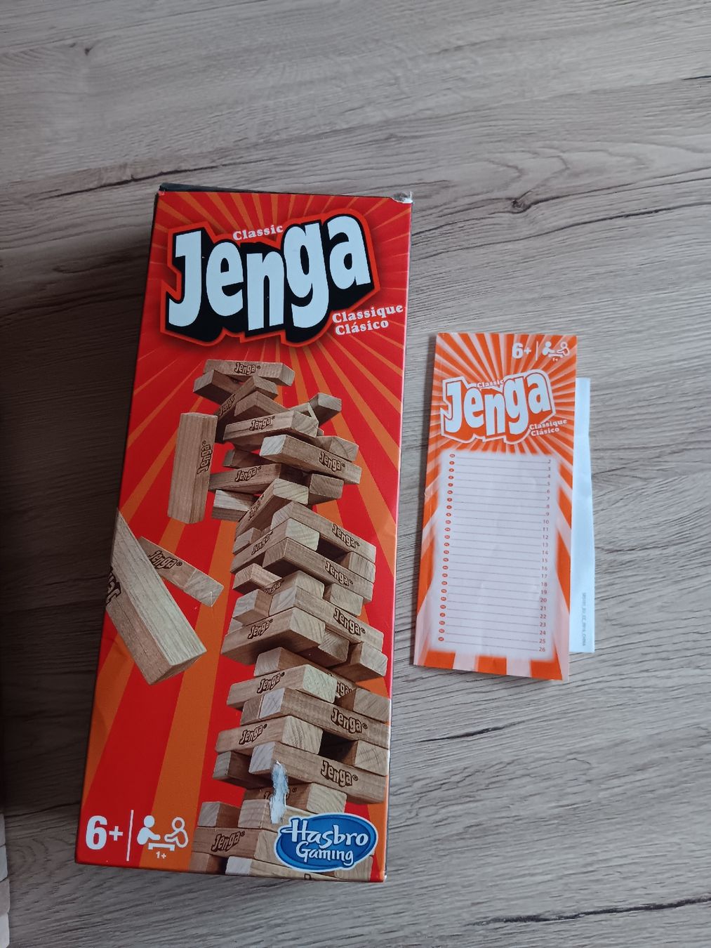 Jenga Classique, jeu de société en bois - comme neuf! (Neuf (Voir ...