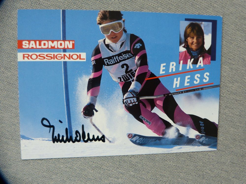 Autogrammkarte Erika Hess | Kaufen auf Ricardo