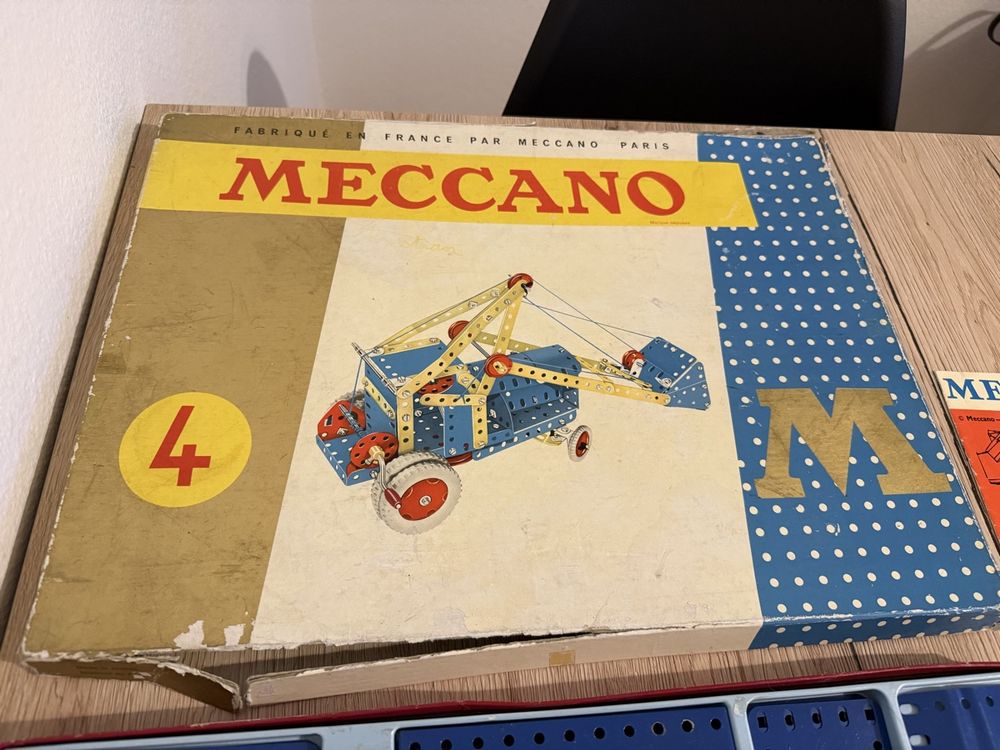 Meccano Baukasten Nr. 4 – Frankreich – Vintage /Sammlerstück (Gebraucht ...