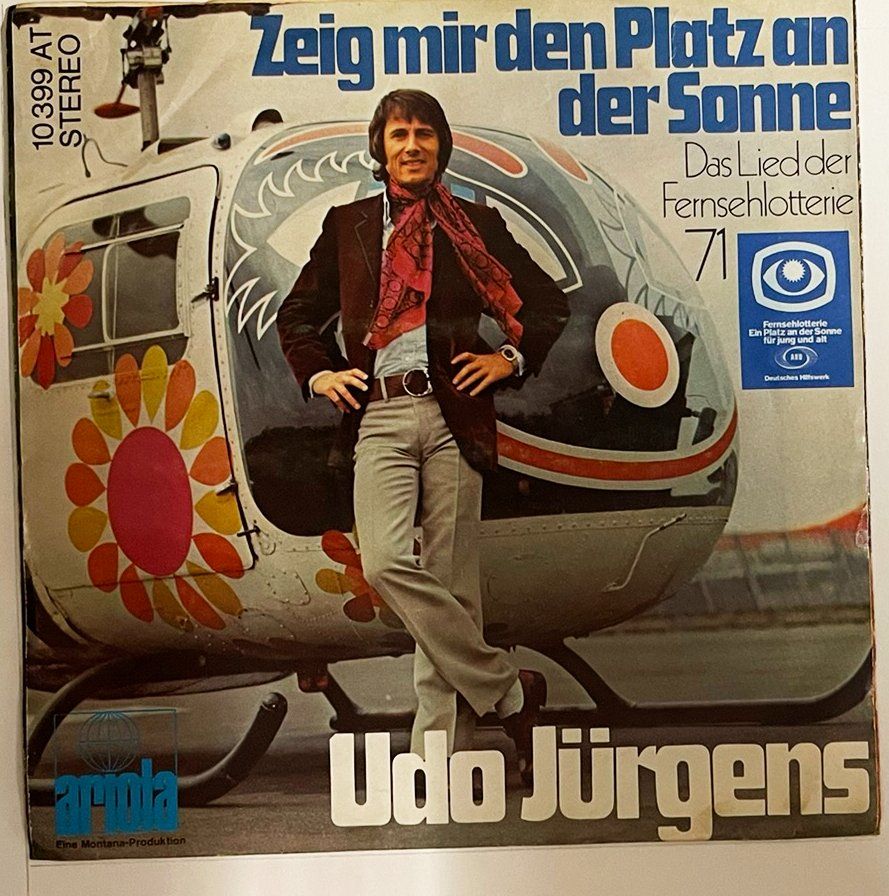 Single: UDO JÜRGENS - Zeig mir den Platz an der Sonne (Gebraucht) in ...