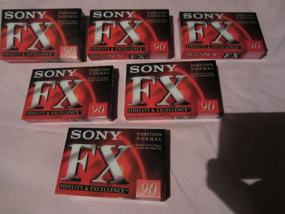 SONY FX90 Kassetten Leerkassetten Audiokassetten (Neu und originalverpackt) in Sursee für CHF 15 ...
