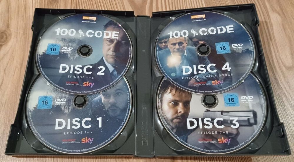 100 Code (Fernsehserie) > 4-DVD's - De -Eng - Swe