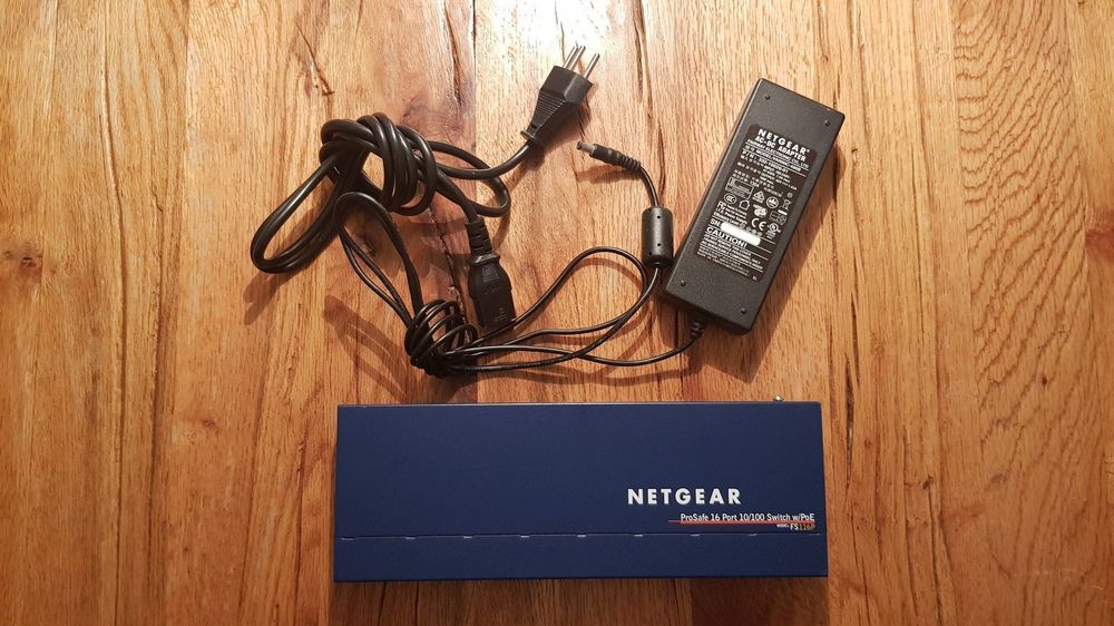 16 Port ProSafe PoE-Megabit Switch NETGEAR FS116P | Kaufen auf Ricardo